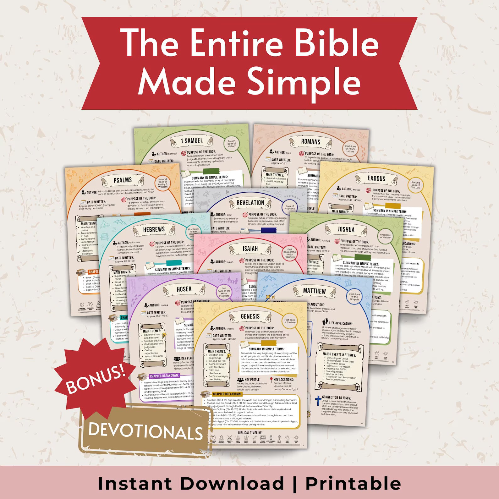 Entire Bible Made Easy – Bible Little Learners